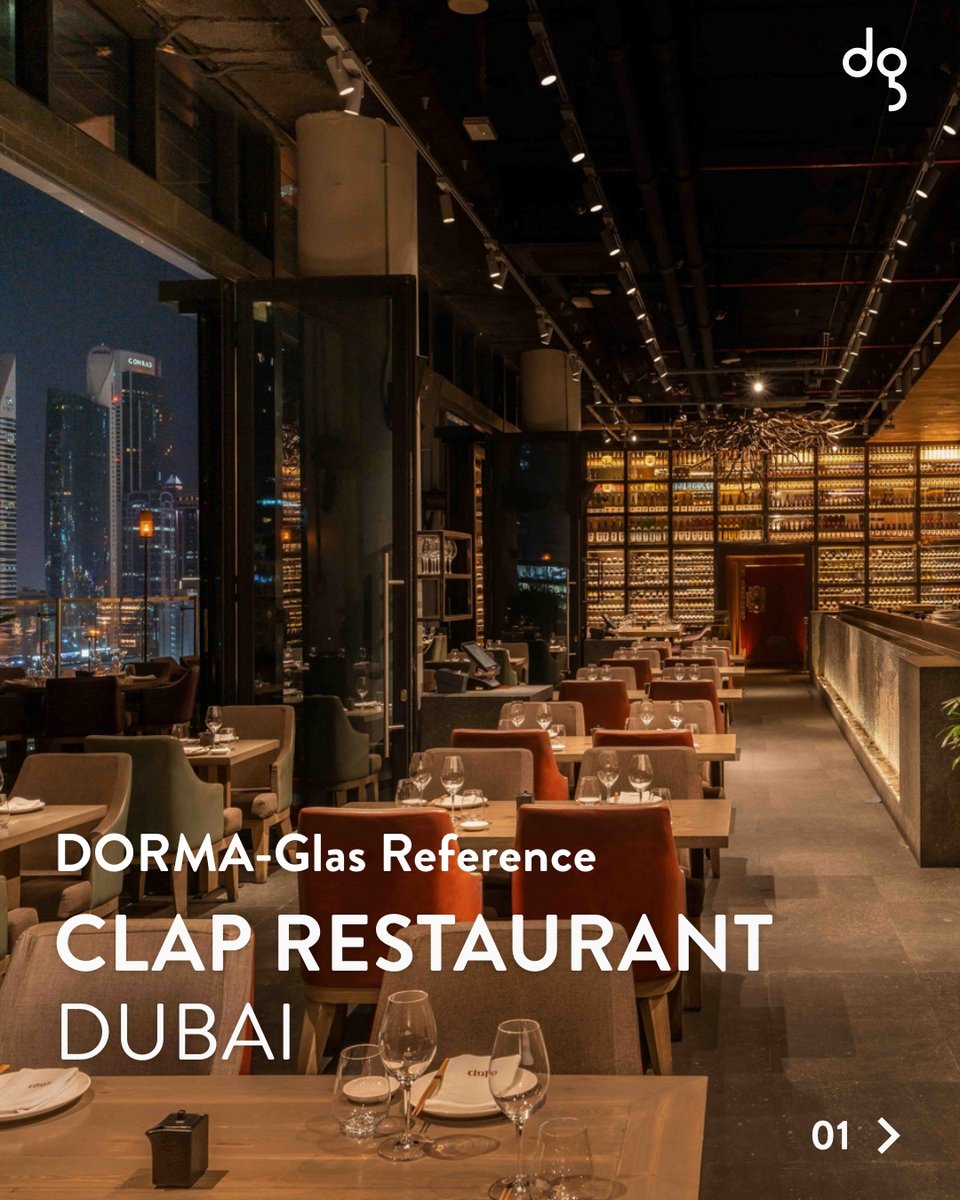 CLAP Restaurant | DORMA-Glas